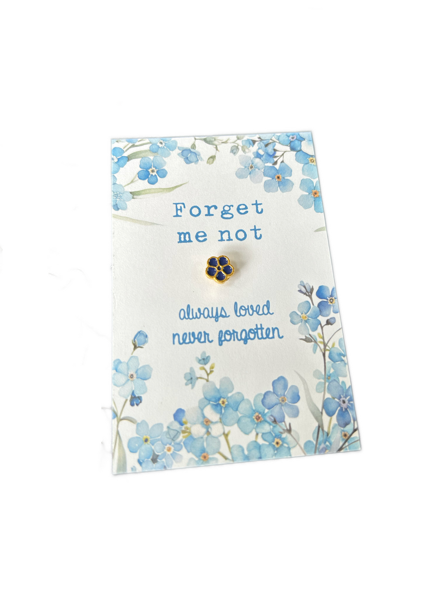 Forget me not pin – Mermaid Marys
